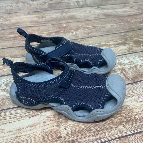 CROCS | Shoes | Crocs Swiftwater Sport Outdoor Blue Mesh Shoes Sandals ...
